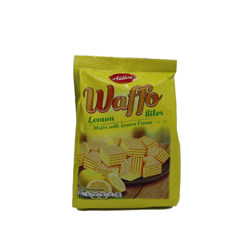 Aldiva Waffo Bites Wafer Limonlu 150g.