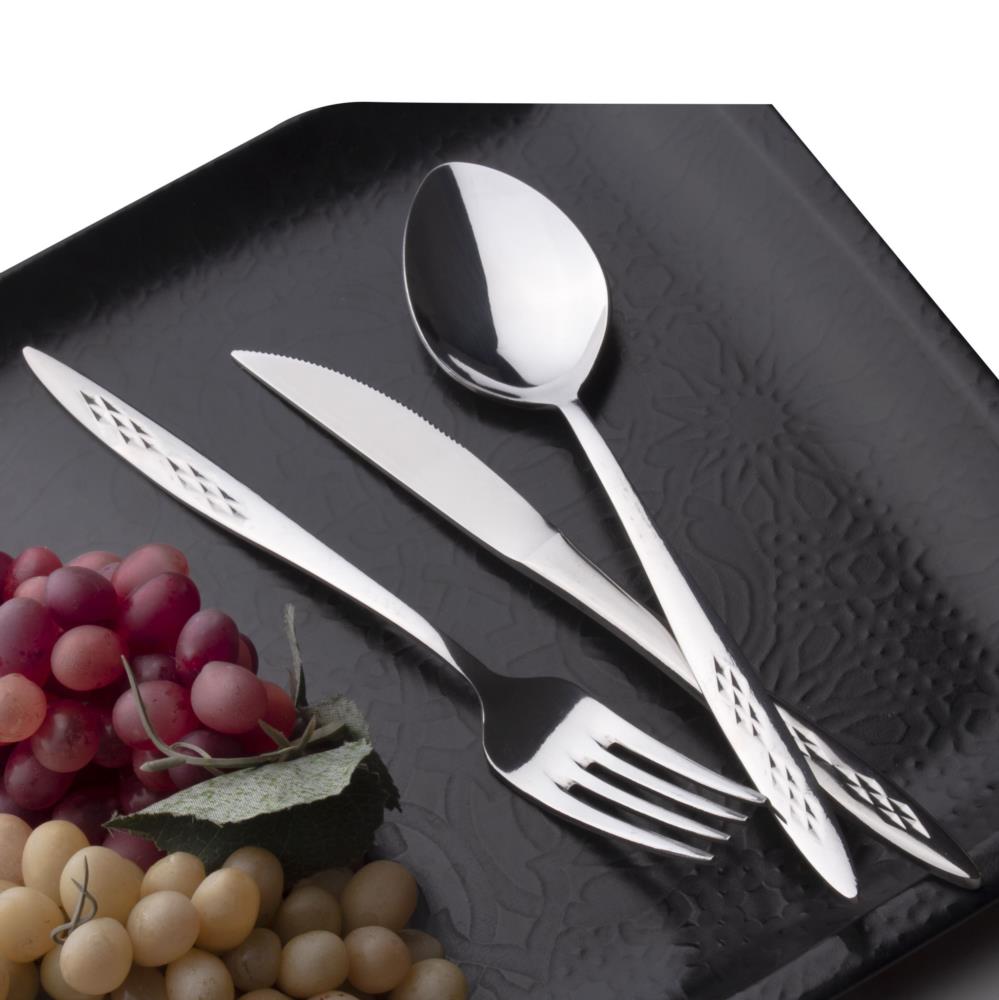 Alaca Elmas 72 Parça Çelik Kaşık Çatal Bıçak Takımı