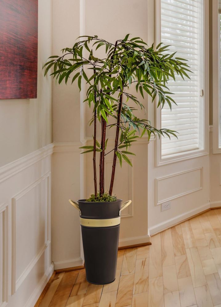 Galvin Vazo Siyah 50 cm - Alkapida.com