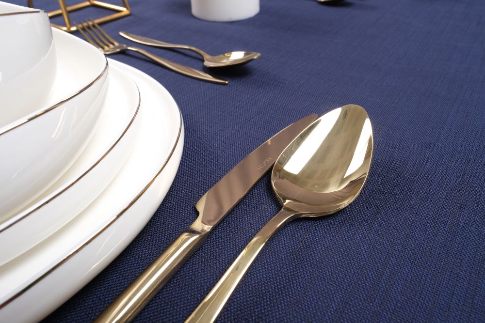 Koch Collection MOON 24 PARÇA PORSELEN YEMEK TAKIMI - ALTIN.