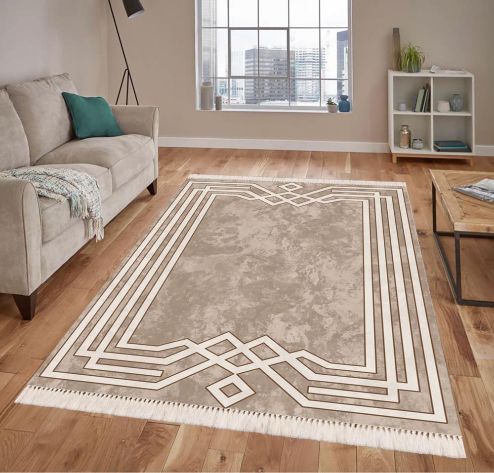 Halı m&y Life İnci Halı Pvc Tabanlı Kaymaz Halı CK-2170.