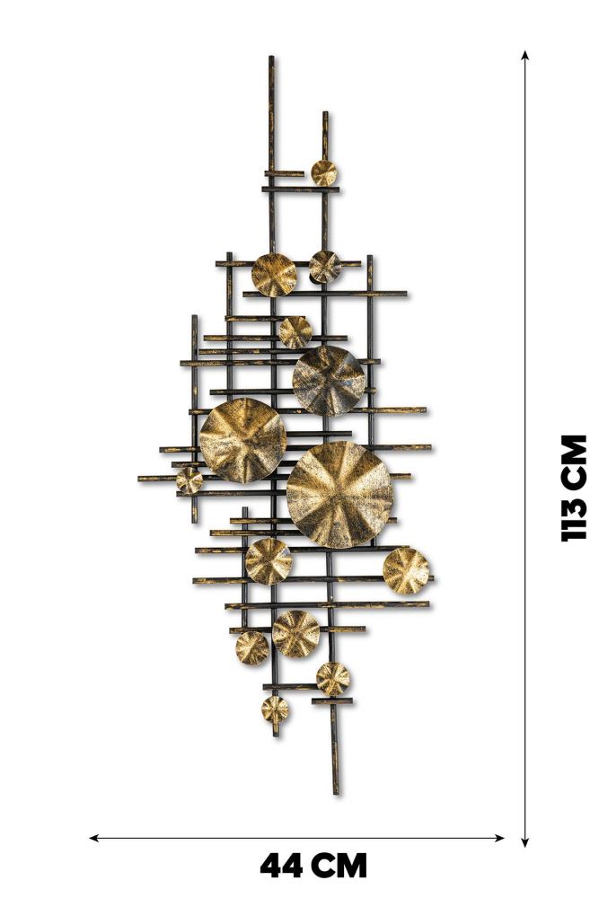 DORELİNE Doreart Cardamom Metal Duvar Tablosu, Ev Ofis Duvar Panosu CH107-2.