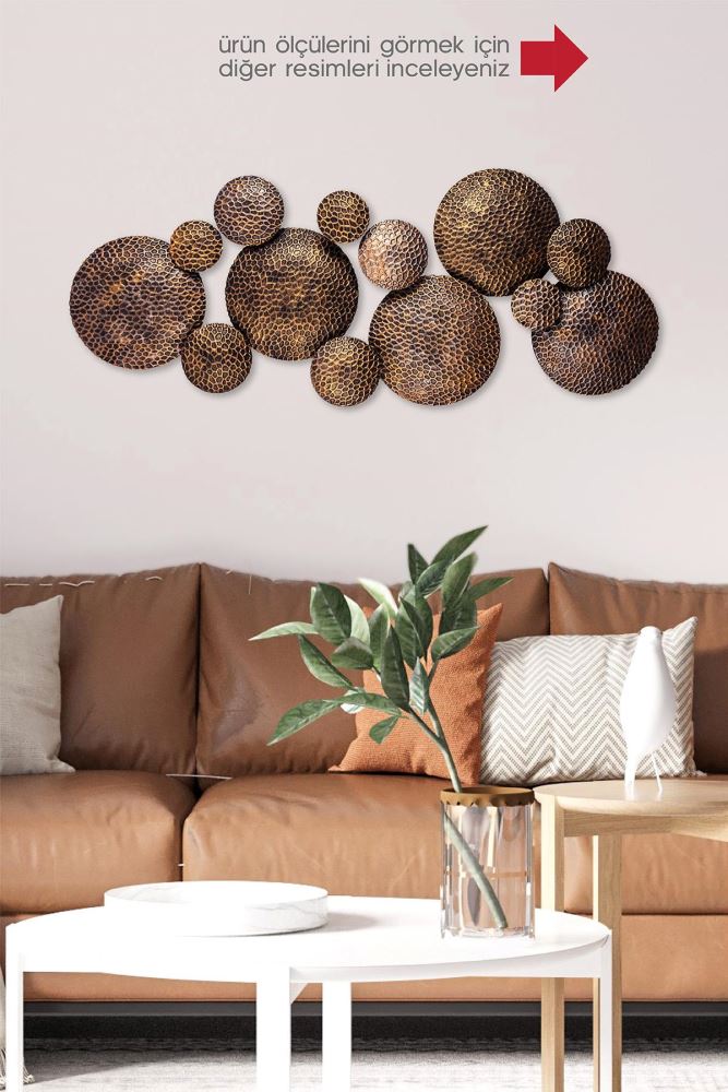 DORELİNE DoreArt Gisella Metal Duvar Tablosu, Ev Ofis Duvar Panosu.