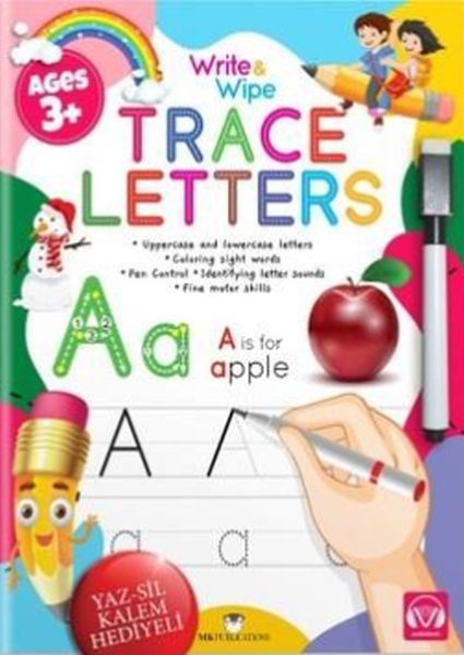 Write and Wipe Trace Letters.
