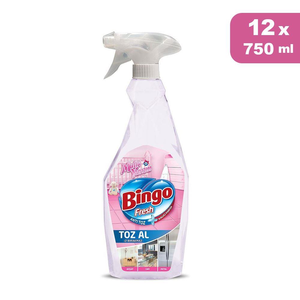 Bingo 12 Adet Fresh Toz Al Mutlu Yuvam 750 ml Sprey.