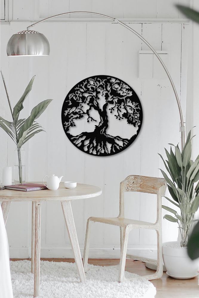 DORELİNE DoreArt Tree Metal Duvar Tablosu, Ev Ofis Duvar Panosu.