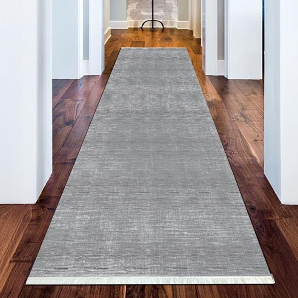Milano Halı Dot Kaymaz Halı Yolluk SD\-415 Gri
