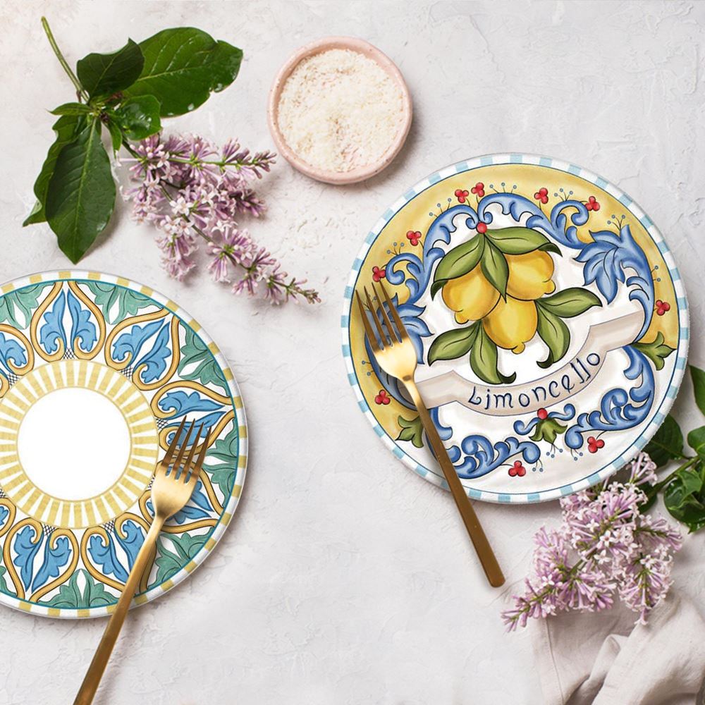 Limoncello Pasta Tabağı 6lı Set 19 cm.