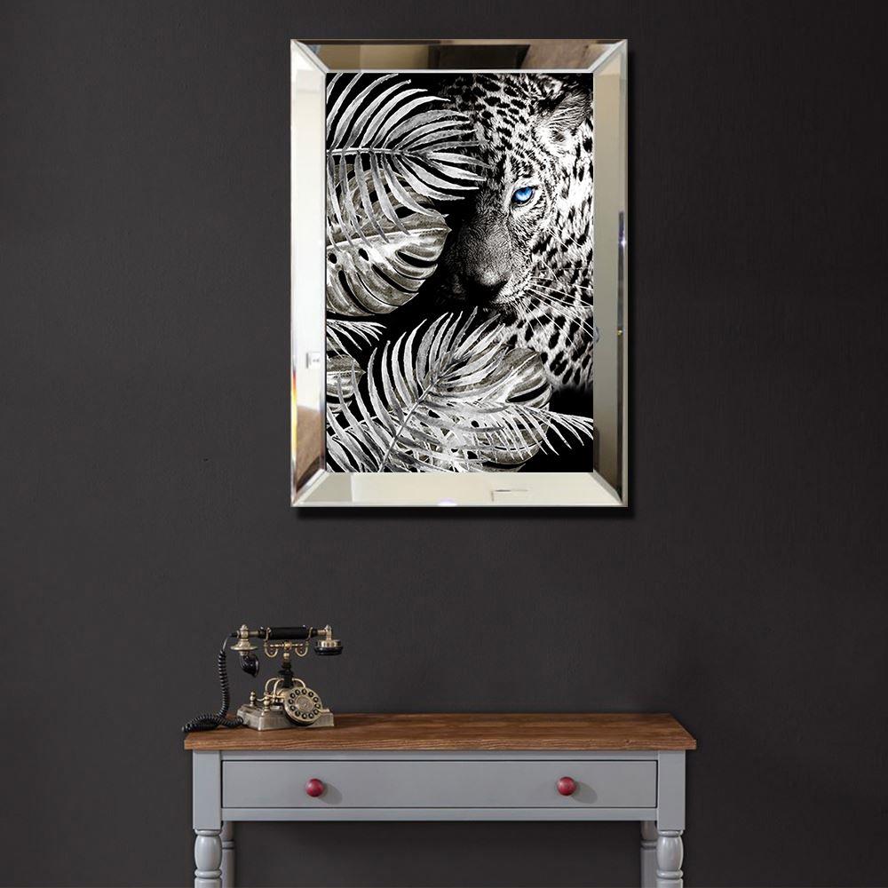 Artmoda Dekoratif Aynalı Tablo Leopar AY-507.
