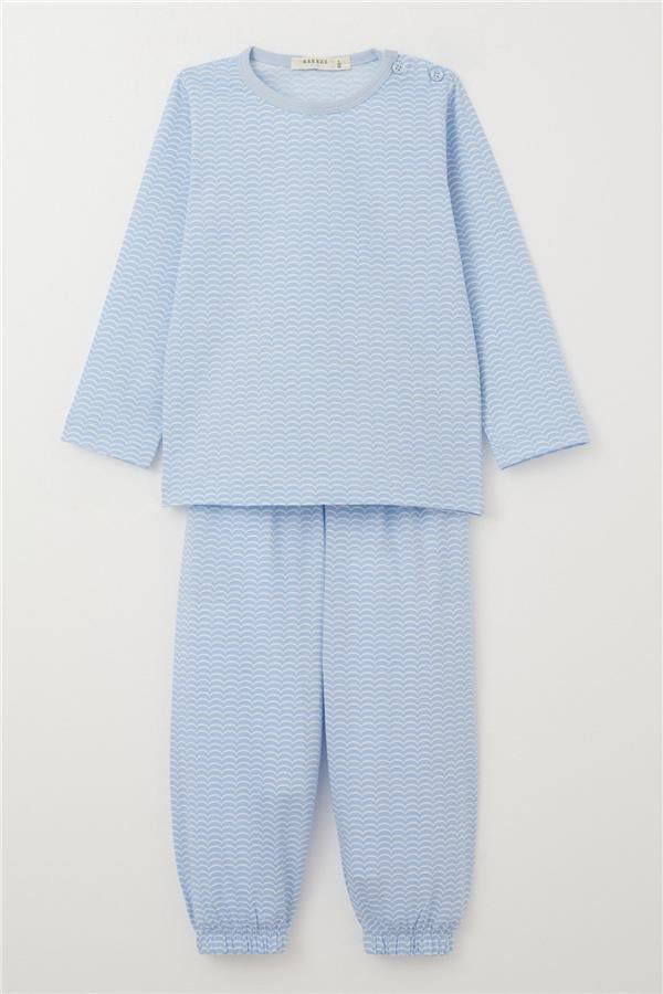 Breeze Boys Pajama Set Patterned Light Blue 1-3 Years.