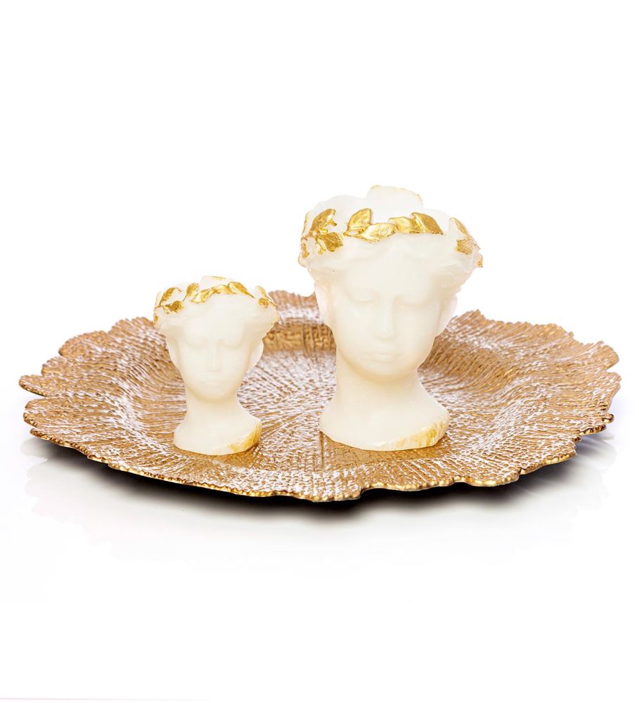 Antik Büst Mum - Küçük.