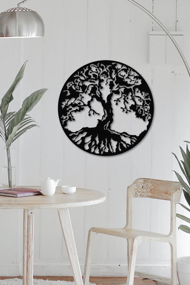 DORELİNE DoreArt Tree Metal Duvar Tablosu, Ev Ofis Duvar Panosu.