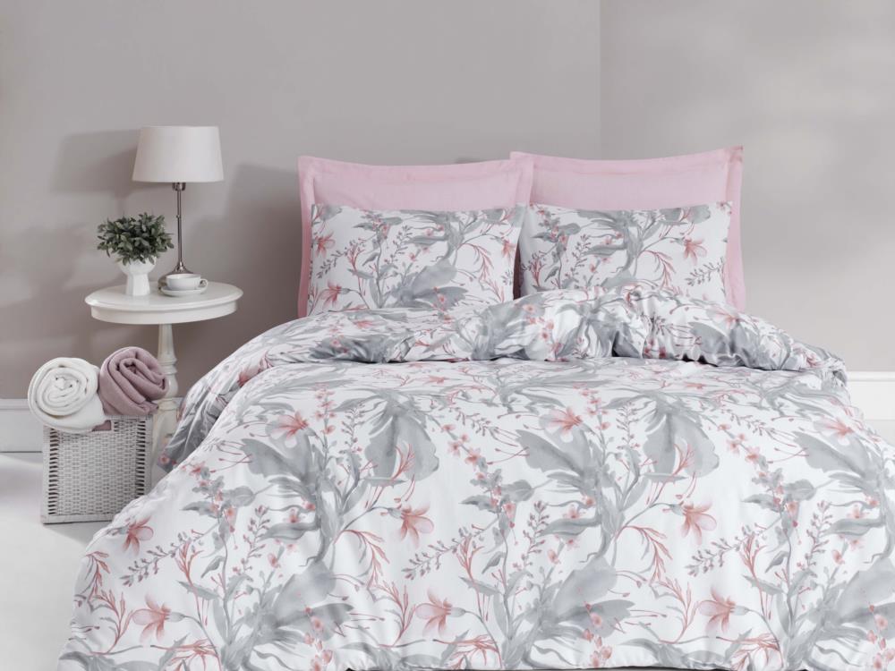 Luxart Home Tek Kişilik Poly Cotton Nevresim Takımı Amy Blush.