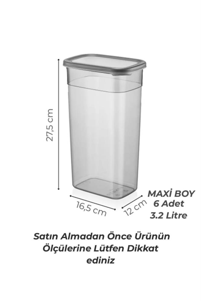 Kitchen Life 12Piece Mega Labeled Rectangular Food Storage Container ...