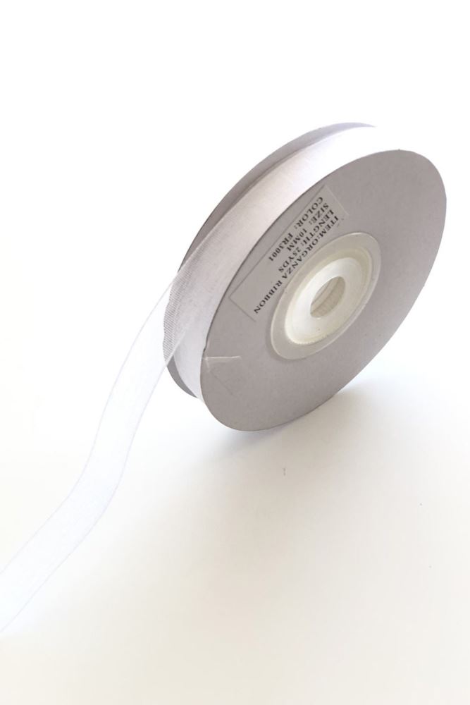 Beyaz Organze Kurdele 1 cm.