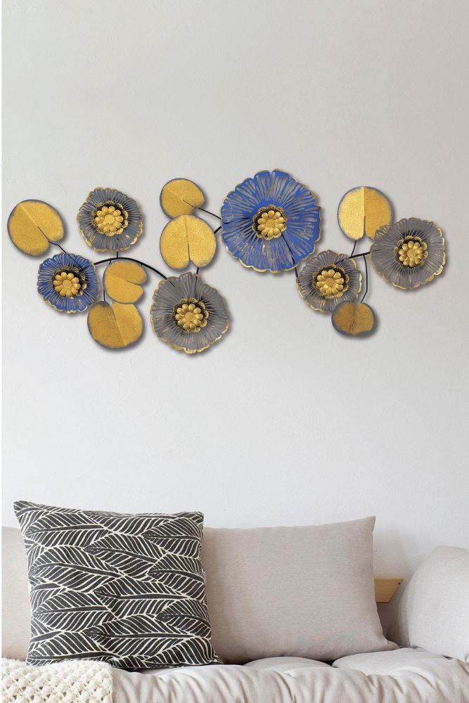 DORELİNE Doreart Daisy Metal Duvar Tablosu, Ev Ofis Duvar Panosu CH125-1.