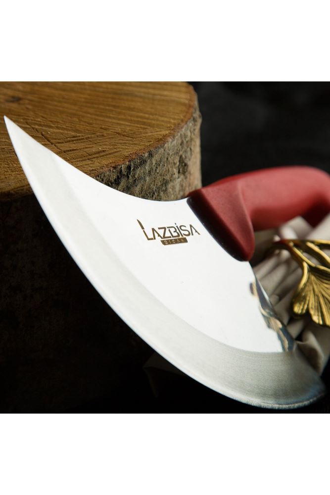 Lazbisa Stalen Keukenmessenset Vlees Kip Pita Ui Pizza Cleaver Crescent ...