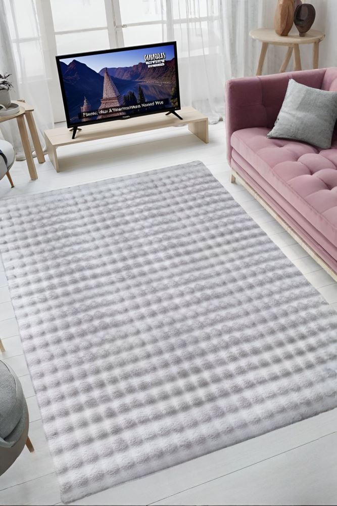 Ultra Soft Bubble Living Room Carpet - Non-Slip Based Dust-Free Easy to ...