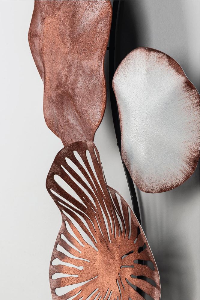 DORELİNE DoreArt Astrid Metal Duvar Tablosu, Ev Ofis Duvar Panosu (Rose).