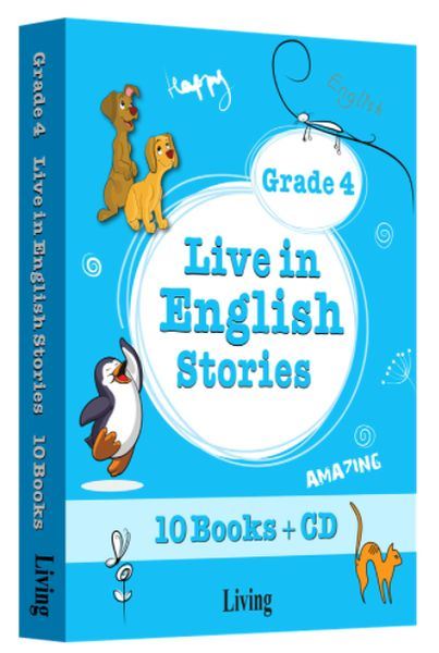 Grade 4 - Live in English Stories (10 Books CD) Seval Deniz.