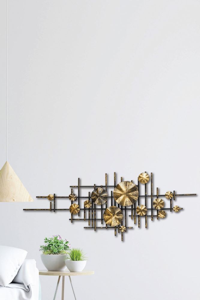 DORELİNE Doreart Cardamom Metal Duvar Tablosu, Ev Ofis Duvar Panosu CH107-2.