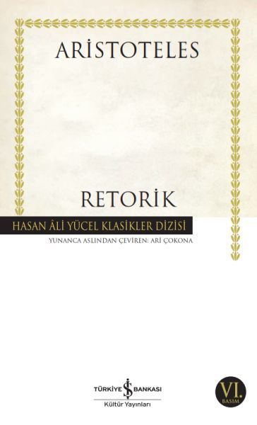 Retorik - Hasan Ali Yücel Klasikler Aristoteles.