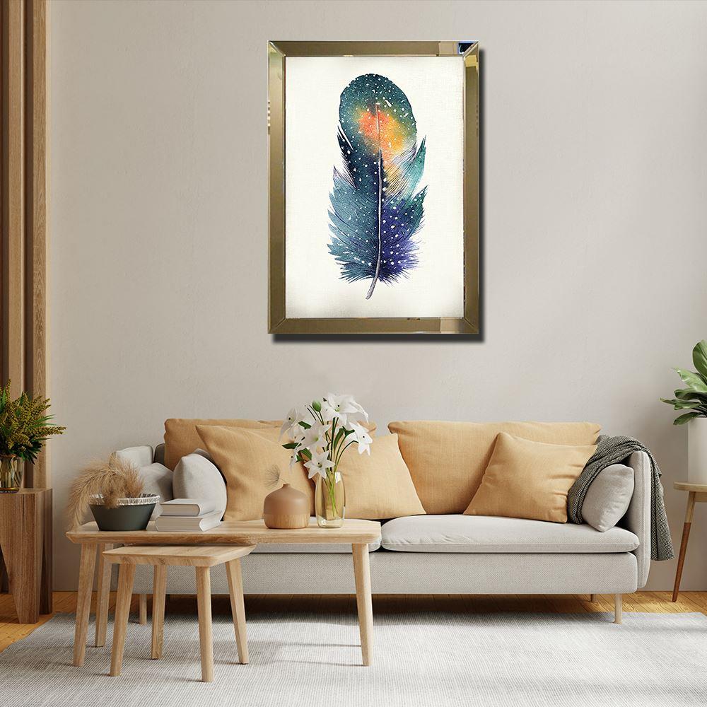 Artmoda Dekoratif Aynalı Tablo Tavus AY-384.