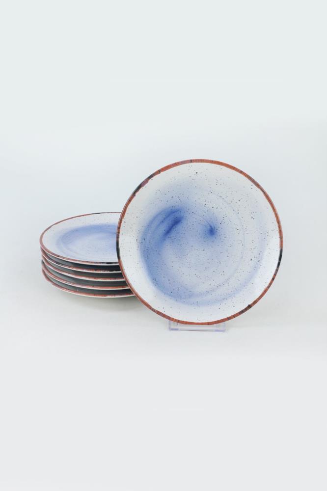 Keramika Watery Pasta Tabağı 20 Cm 6 Adet - 19782.