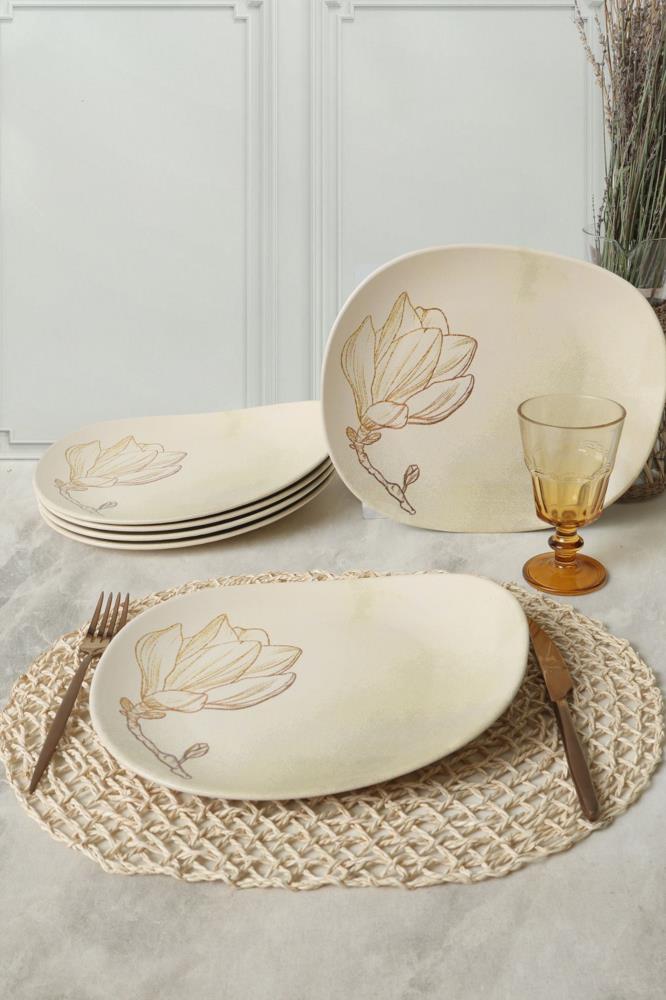 Keramika Vintage Bloom Isabella Serving Plate 30 Cm 6 Pieces 22057.