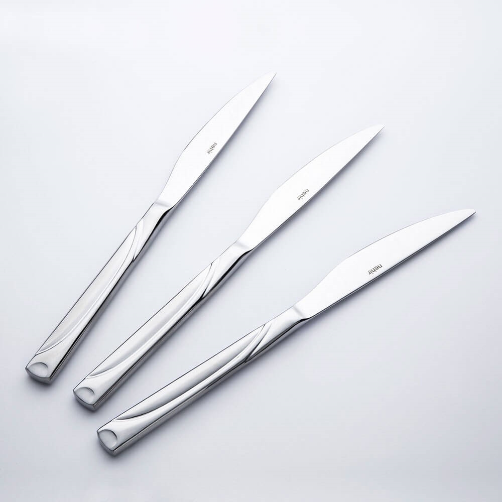 Nehir 89 Piece Katre Satin Fork Spoon Knife Set with Cardboard Box.