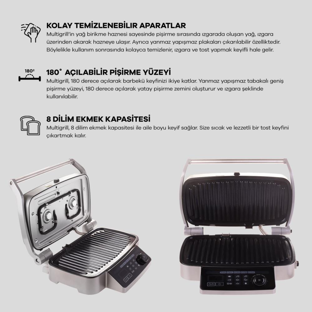 Karaca Multigrill Izgara Ve Tost Makinesi.