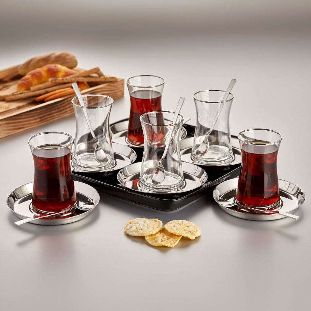 Özlife mess çay seti - 18 parça çay seti takımı.