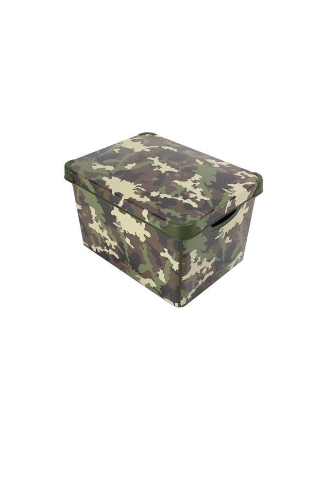 QUTU Style Box Camouflage Dekoratif Kutu 20 Litre.