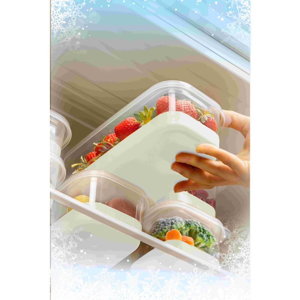 Vienev 10 Piece Silicone Based Deep Freezer Difreeze Storage Container ...