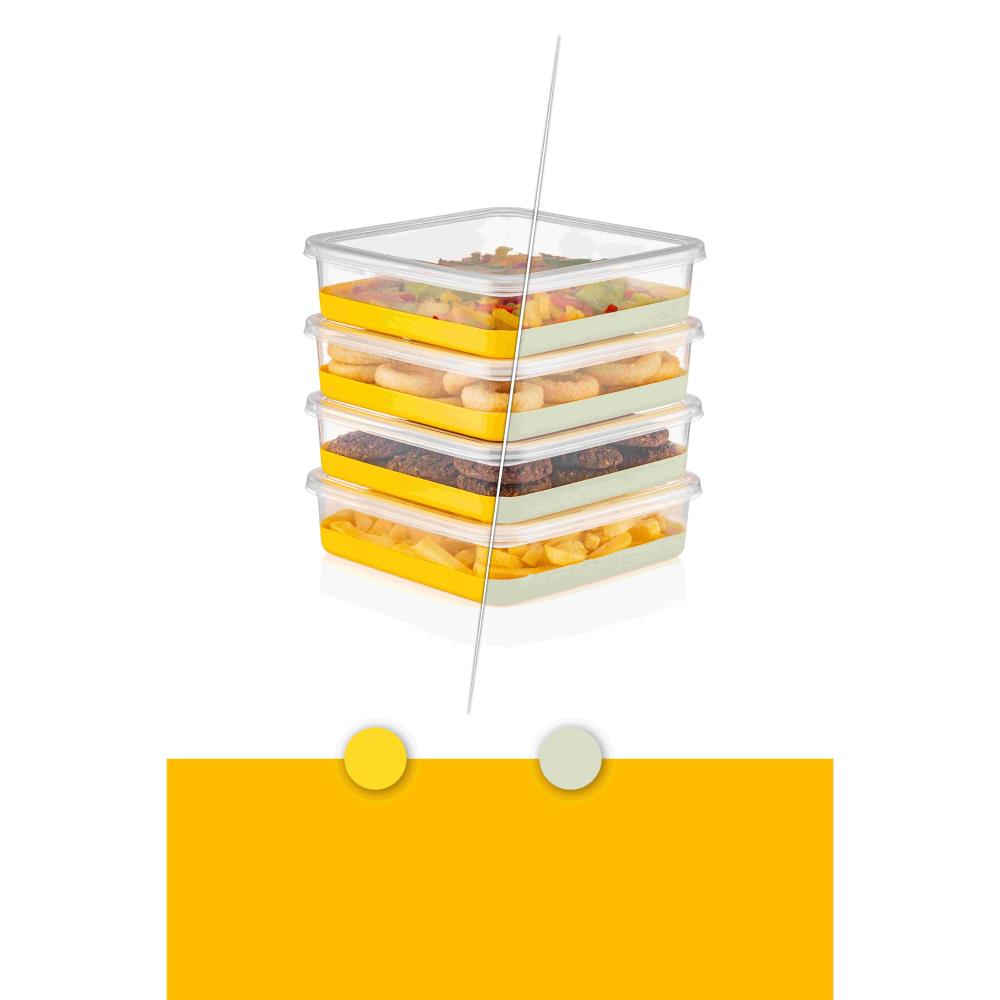 Vienev 10 Piece Silicone Based Deep Freezer Difreeze Storage Container ...