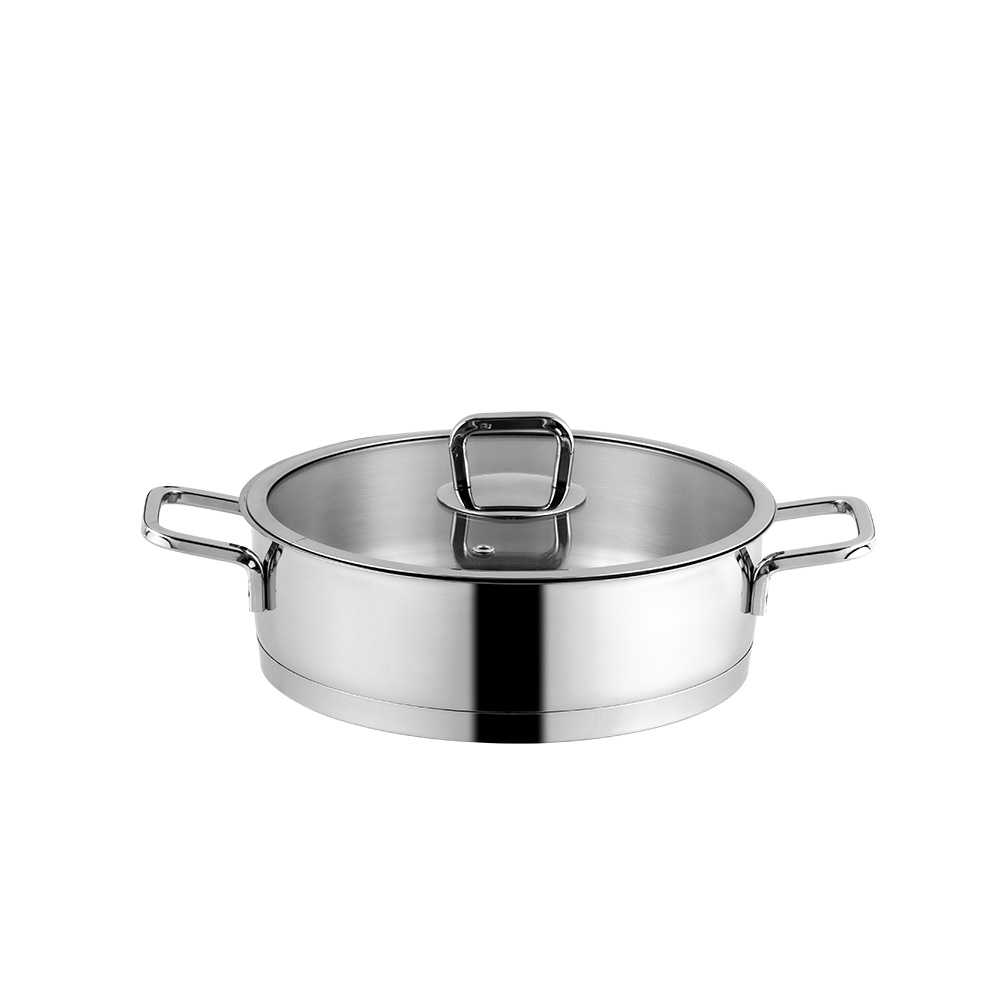 Nehir Silver Trend 8 Parça Çelik Tencere Seti.