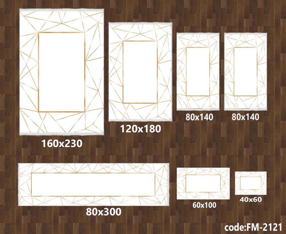 Halı m&y Life Dot Tabanlı 7 Parça Halı Seti FM-2121.