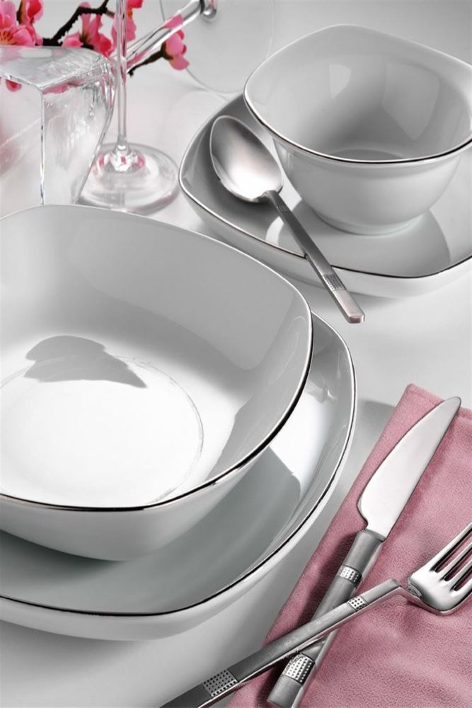 Kütahya Porselen Efes 24 Parça Yemek Seti.