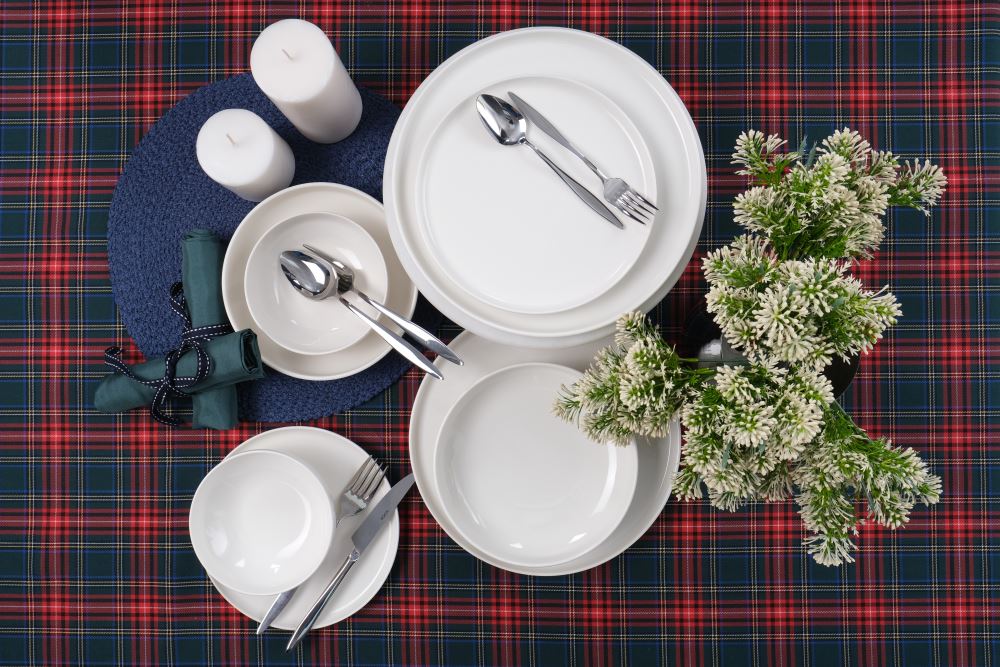 Koch Collection LUIS 24 PARÇA PORSELEN KREM YEMEK TAKIMI.