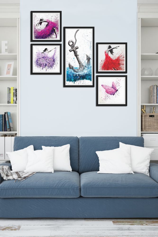 Hanna Moda Collage Style 5 Parçalı Mdf Tablo ATF240.