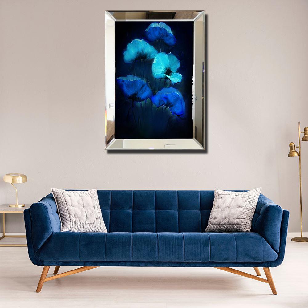 Artmoda Dekoratif Aynalı Tablo Blue AY-458.