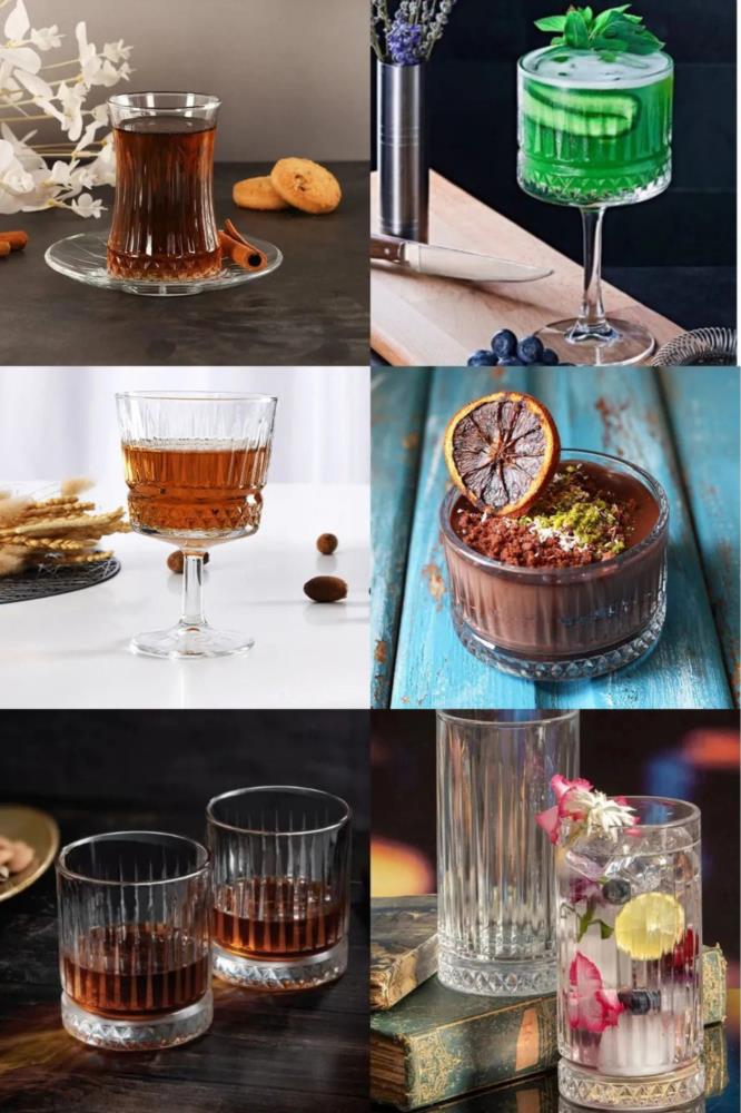 Paşabahçe Elysia 57 Piece Soft Drink Water Glass Snack Bowl ...