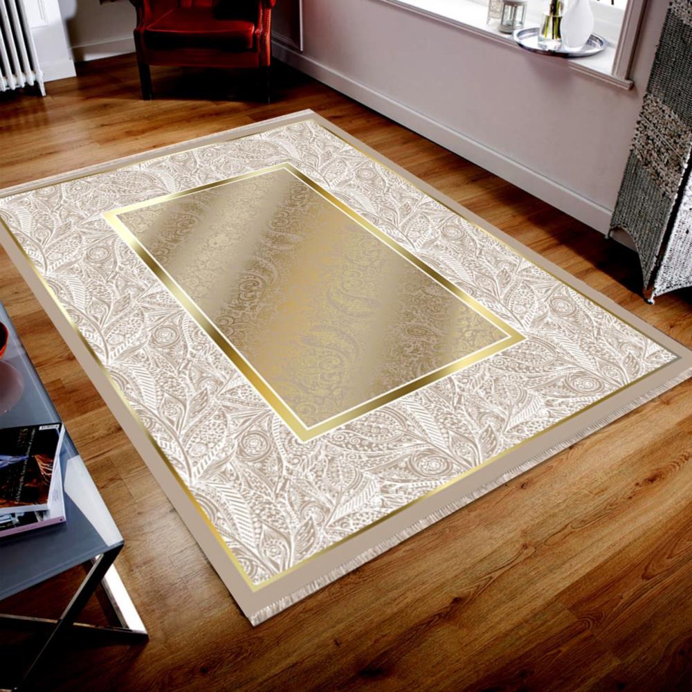 Halı m&y Life İnci Halı Dot Tabanlı Kaymaz Halı FM-2489.