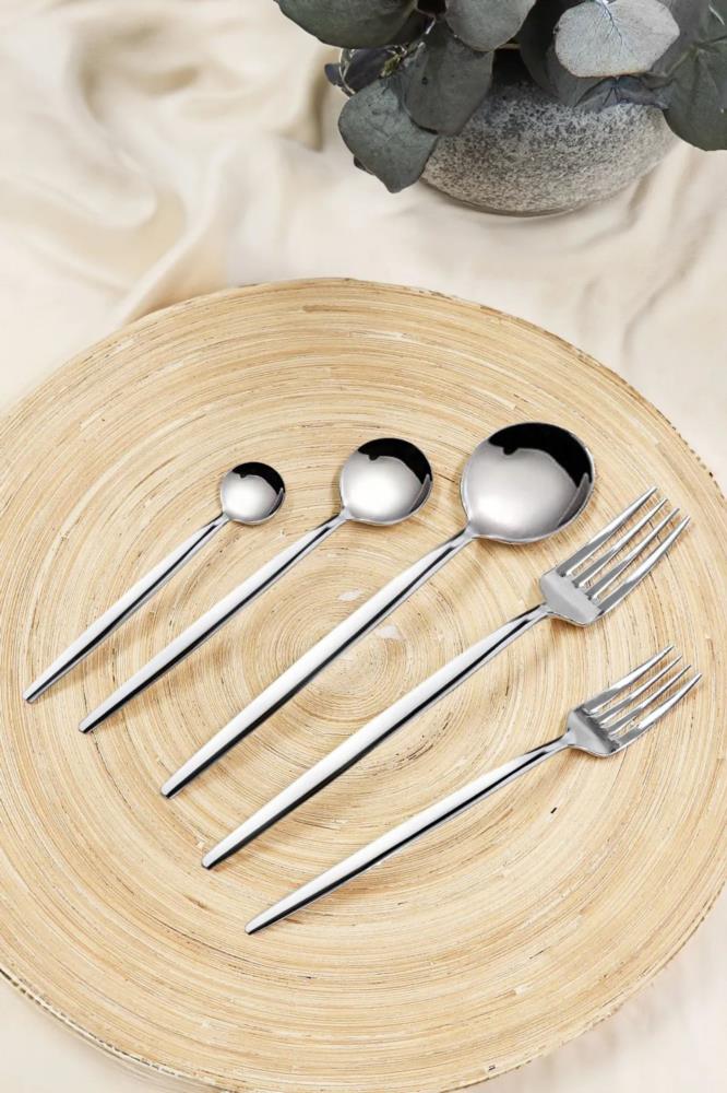 Kitchen Life Paris 60-delige roestvrijstalen bestekset voor 6 personen.