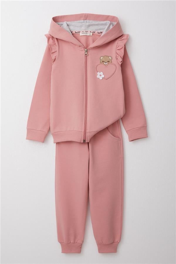 Breeze Girls Tracksuit with Tiny Heart Pocket Detail and Cute Teddy ...