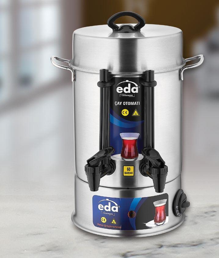 Eda Çay Otomatı Semaver Makinesi ZK-412 80 Bardak.