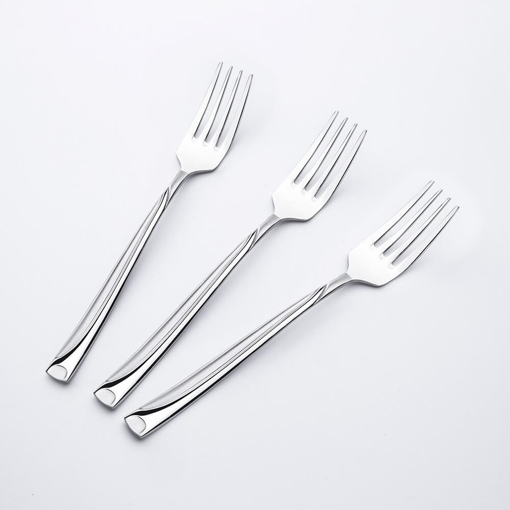 Nehir 89 Piece Katre Satin Fork Spoon Knife Set with Cardboard Box.