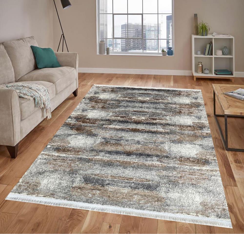 merinos diamond hand curved halı 760 90 black