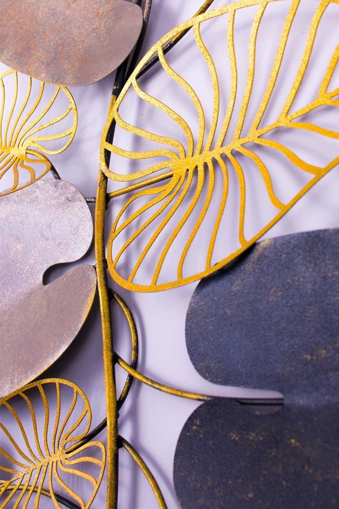 DORELİNE DoreArt Leaf Metal Duvar Tablosu, Ev Ofis Duvar Panosu.