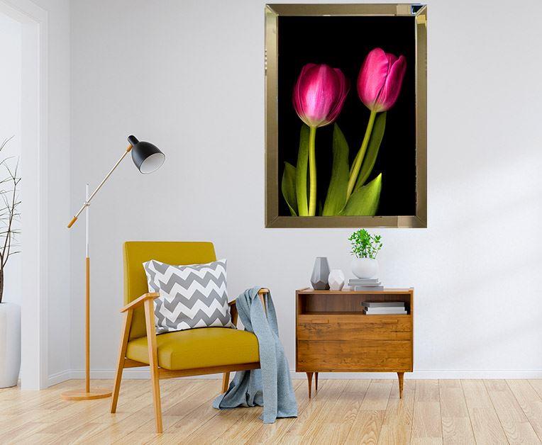 Artmoda Dekoratif Aynalı Tablo Lale AY-142.